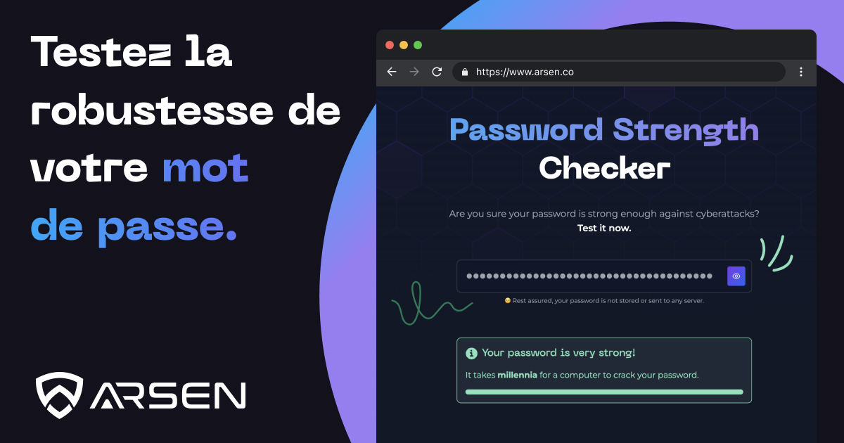 Testez la robustesse de votre mot de passe